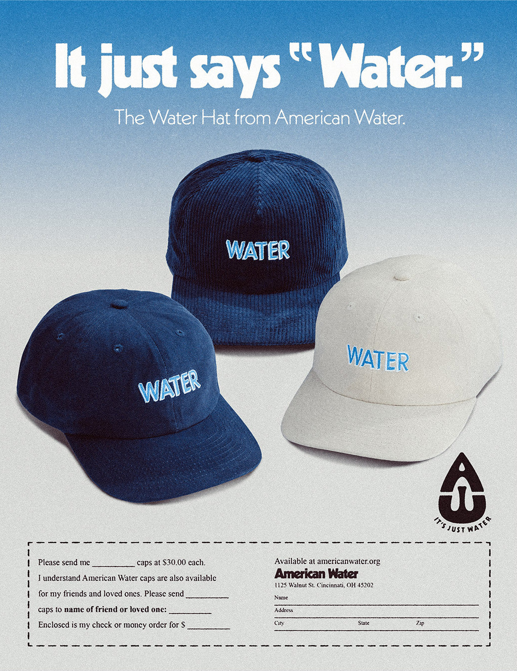 Classic Water Hat | Modern Water